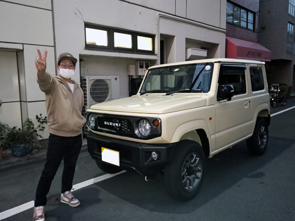 スズキ ジムニー XC 4WD シフォンアイボリーメタリック 新車 U様に納車させて頂きました | INFORMATION | 輸入車専門店ハンドオーバー / hand over